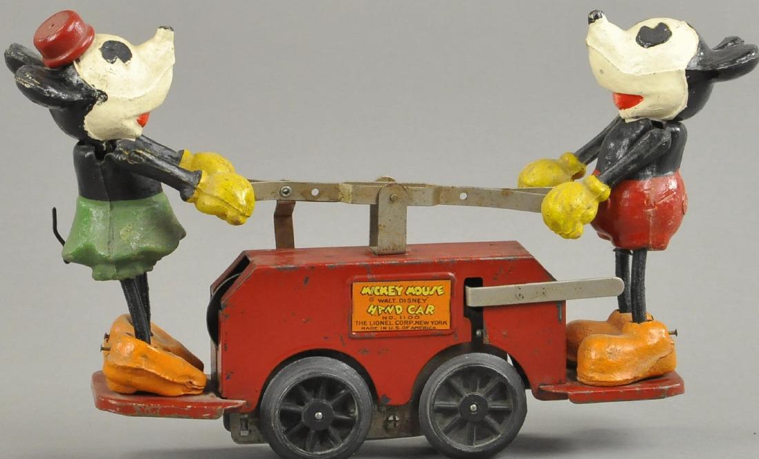 LIONEL MICKEY MOUSE HAND CAR