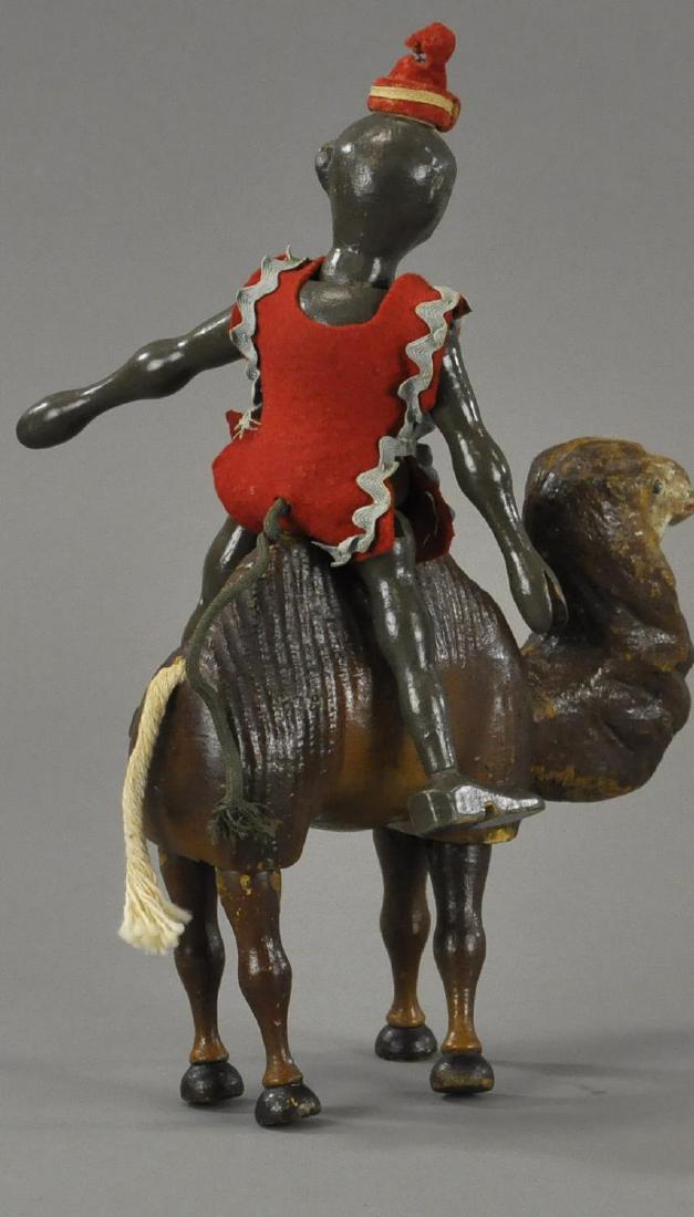 SCHOENHUT BACTRIAN CAMEL & MONKEY