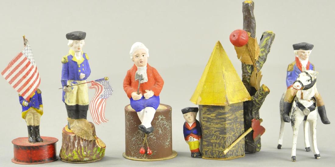 George Washington On Horse Candy Container