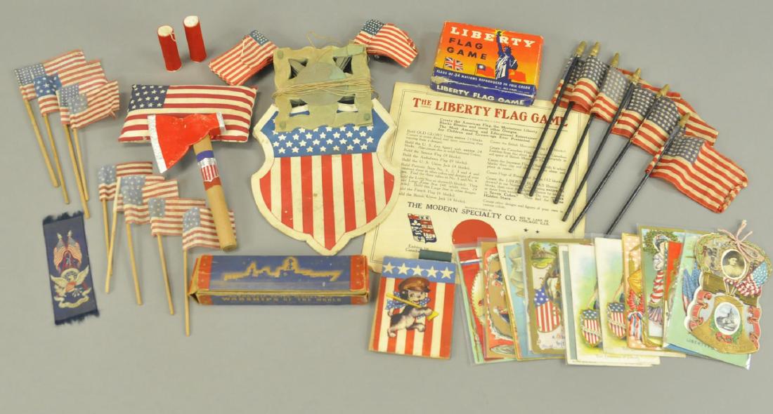 INTERESTING LOT OF PATRIOTIC ITEMS