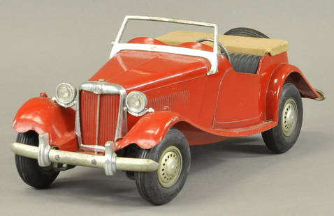 Vintage Doepke Mg Roadster Convertible Diecast Metal