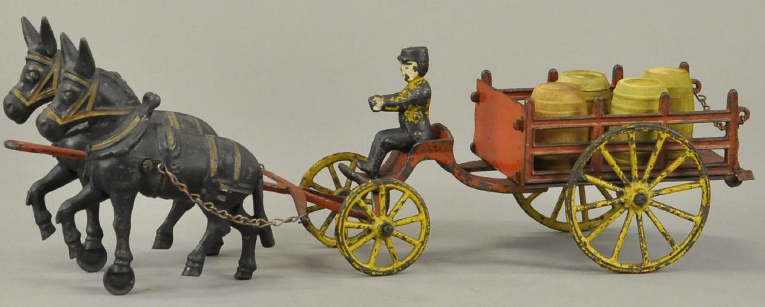 WILKINS TWO HORSE FLOUR CART