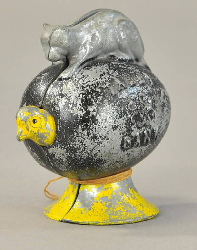 Tabby Bank Mechanical Bank Alluminum