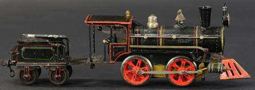 MARKLIN AMERICAN STYLE LOCOMOTIVE 0-4-0 W/TENDER See Sold Price