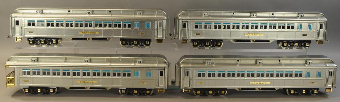 Four Mth Lionel 'brute' Passenger Cars