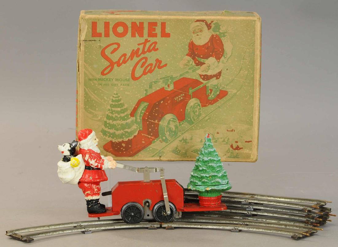 BOXED LIONEL SANTA CAR W/ MICKEY MOUSE - May 24, 2019 | Bertoia ...