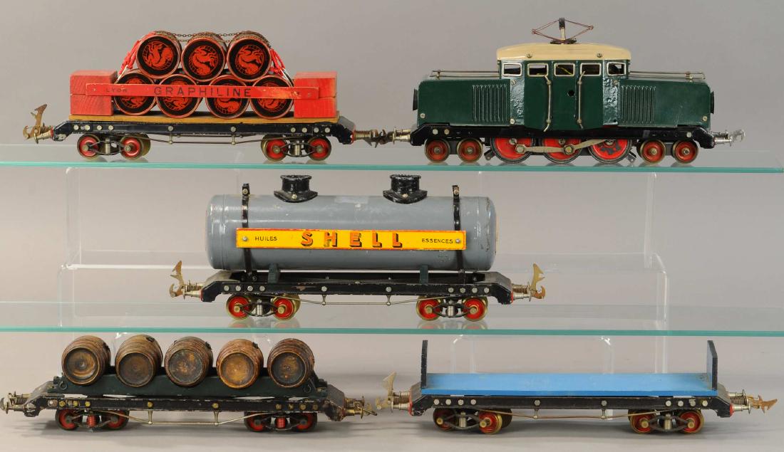 EDOBAUD ELECTRIC LOCOMOTIVE & FREIGHT CARS
