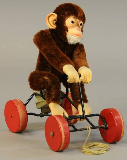 Steiff Monkey On Tricycle