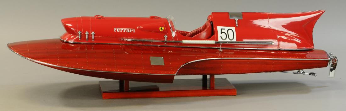 Ferrari Scale Model Race Boat