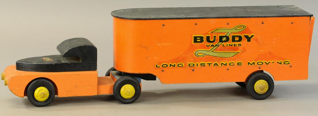 Buddy L Wooden Long Distance Moving Truck