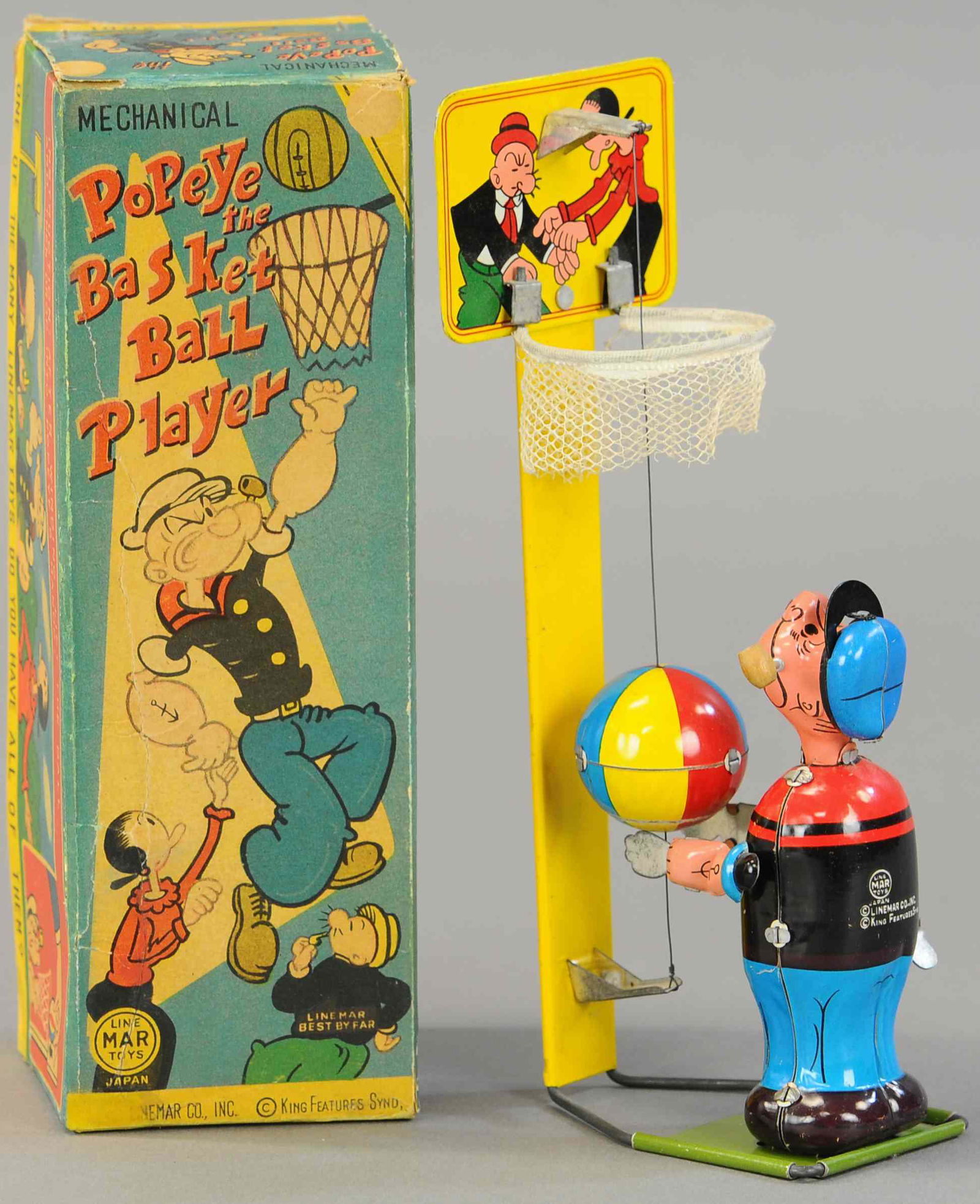 BOXED POPEYE BASKETBALL PLAYER - Nov 15, 2019 | Bertoia Auctions in NJ