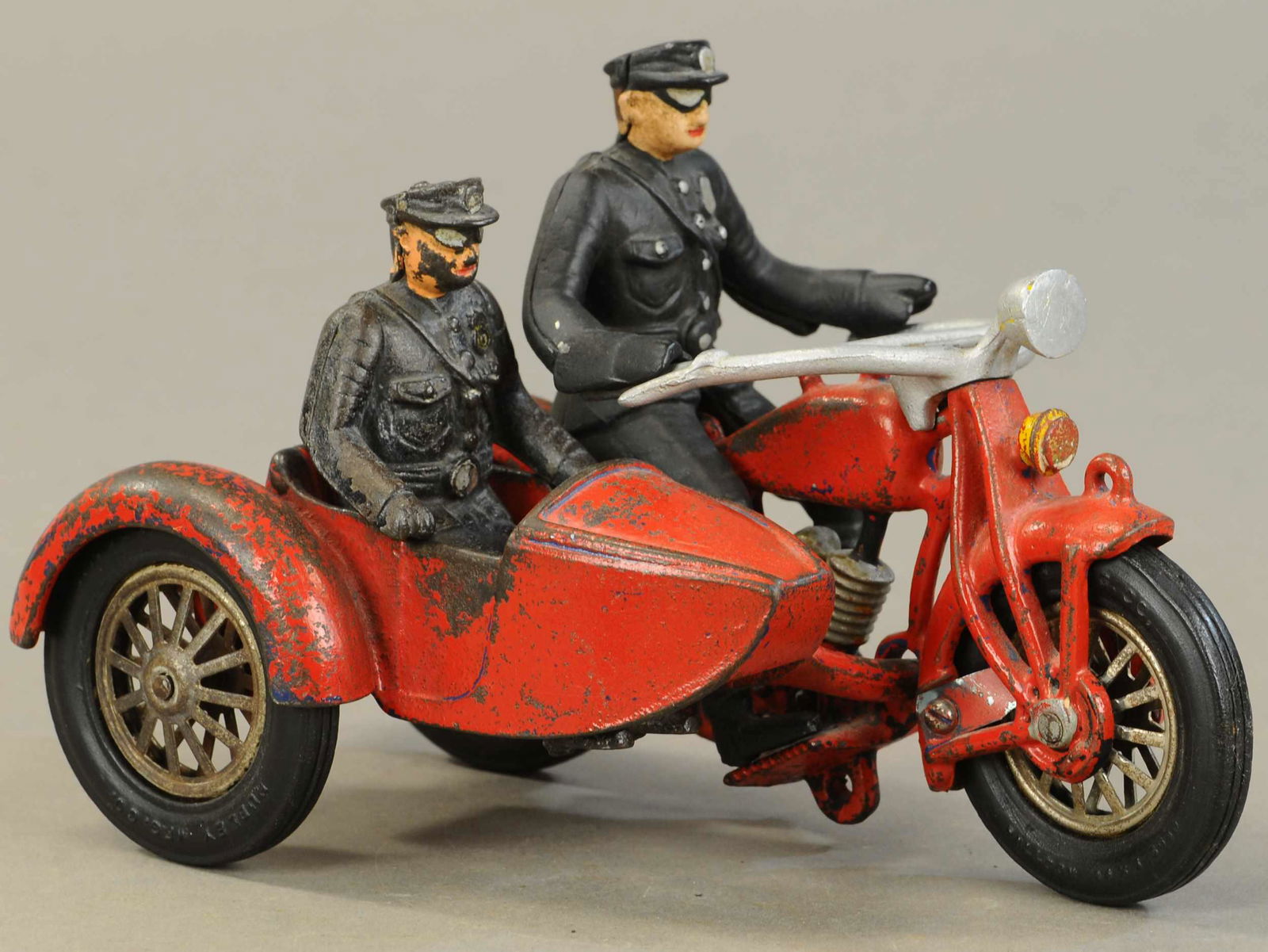 Hubley Police Cycle W/ Sidecar