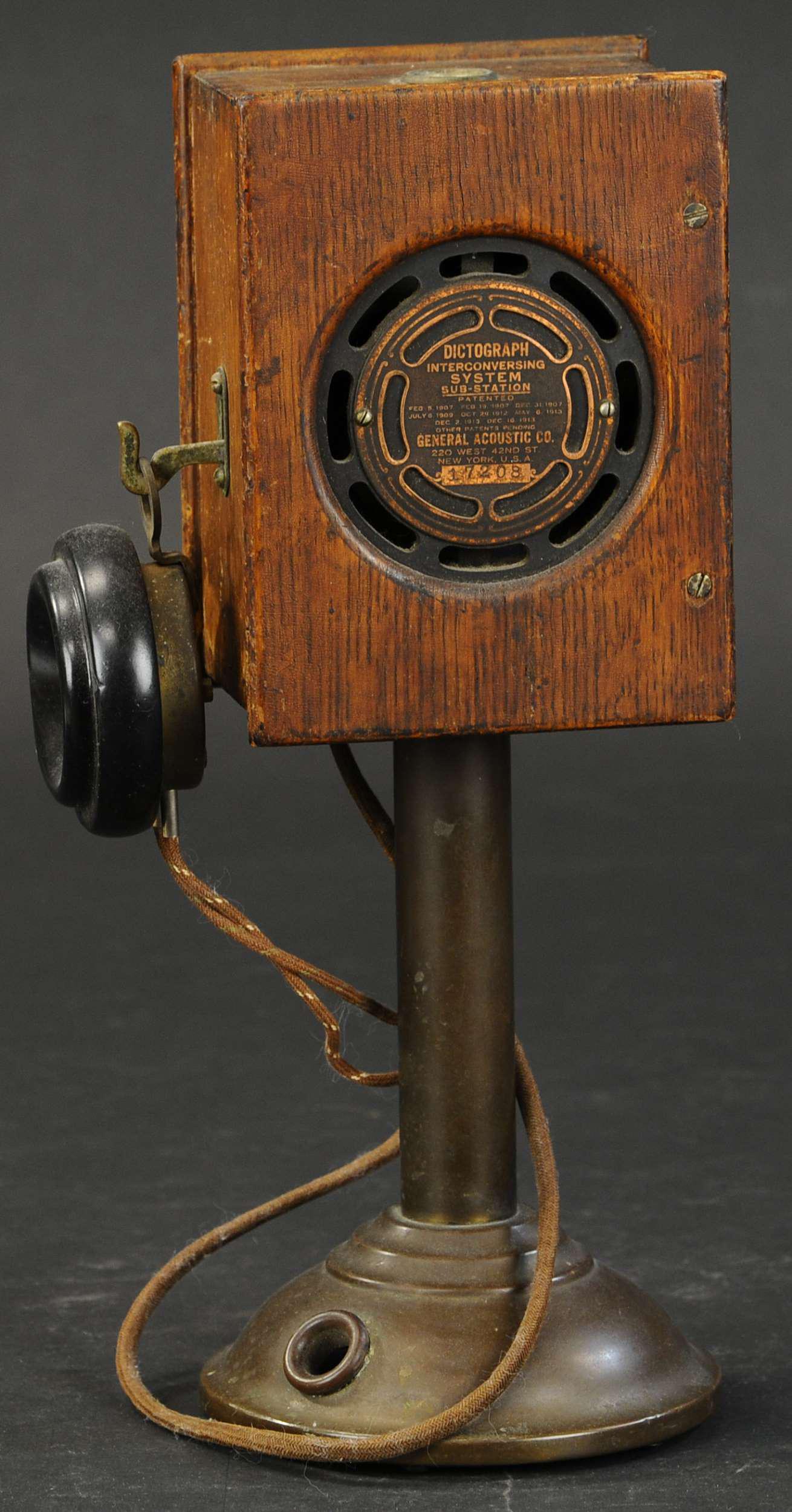 For Auction: DICTOGRAPH INTERCOM TELEPHONE (#0473) on May 07, 2020 ...