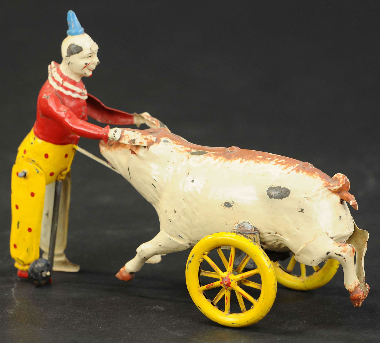 ISSMAYER CLOWN PULLING PIG - May 08, 2020 | Bertoia Auctions in NJ