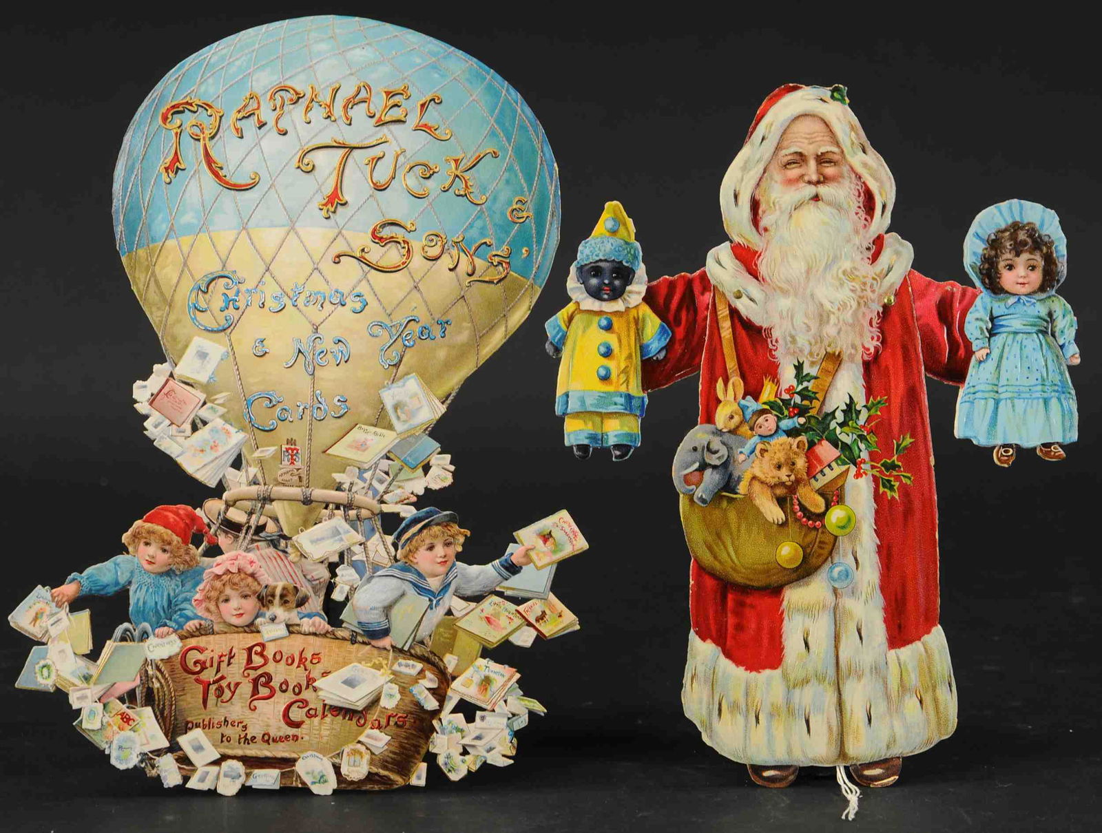 a/RAPHAEL TUCK SANTA AND AIRSHIP - May 08, 2020 | Bertoia Auctions in NJ