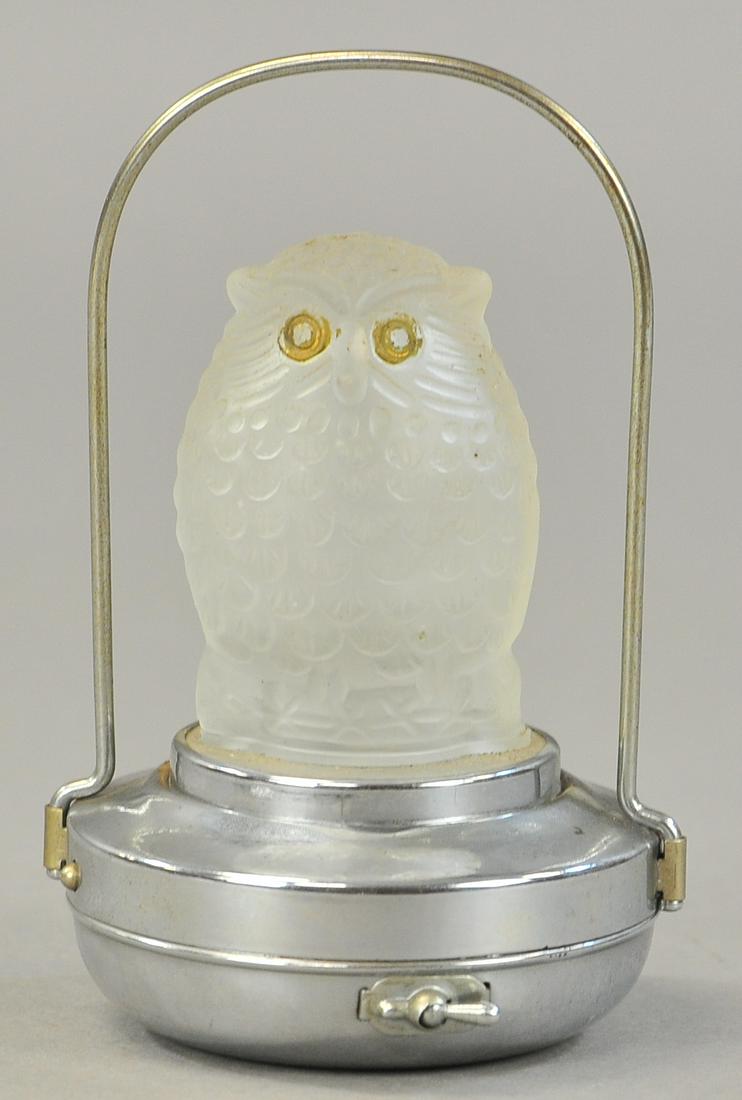 BATTERY OPERATED OWL LANTERN - Jun 18, 2020 | Bertoia Auctions in NJ