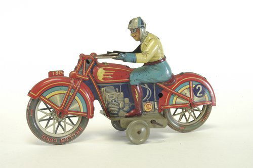 858: PAYA MOTORCYCLE WITH RIDER - Mar 21, 2009 | Bertoia Auctions in NJ