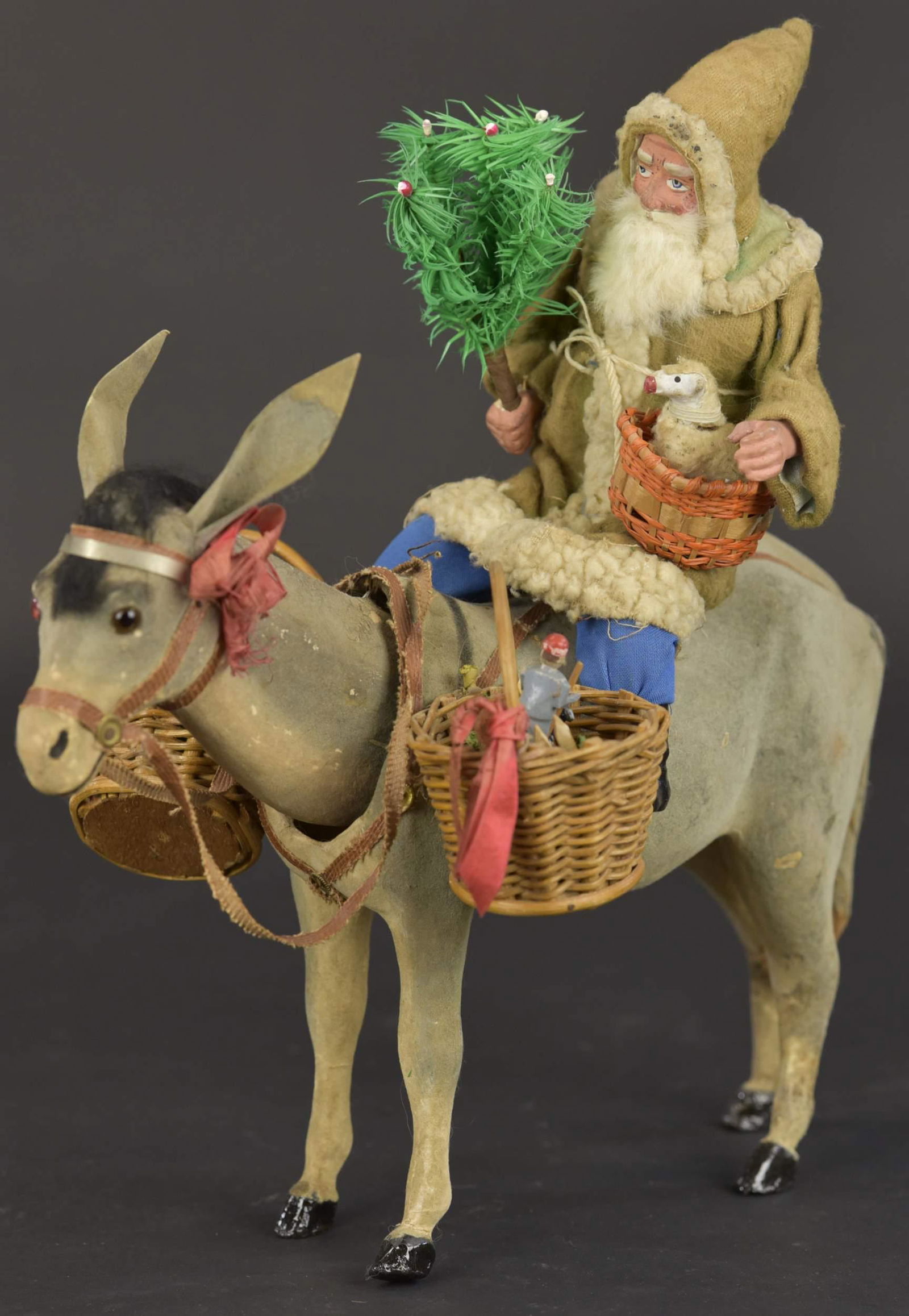 Seated Santa on Nodding Donkey. - Dec 18, 2015 | Dan Morphy Auctions in PA
