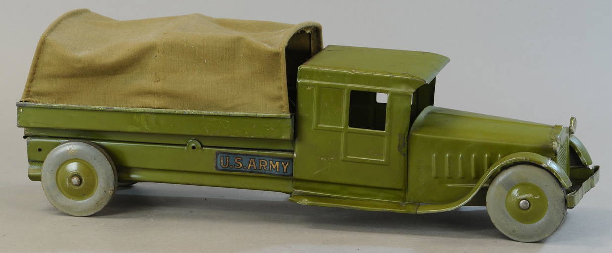 Structo Square Cab Army Truck