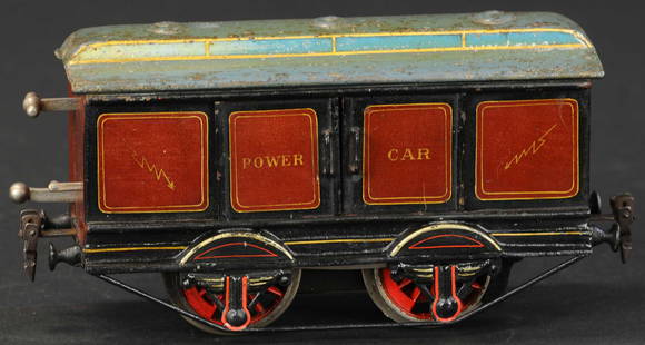 Rare Hand Painted Marklin 1 Gauge Clockwork Swing Bridge.