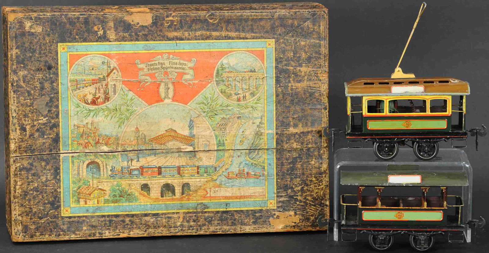 BOXED CARETTE TROLLEY SET - May 22, 2021 | Bertoia Auctions in NJ