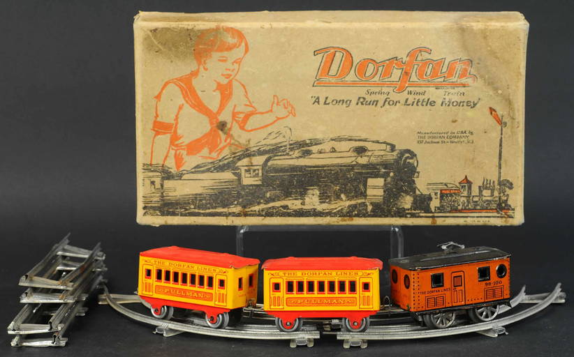 Dorfan Box Cab Locomotive Set W/ Box