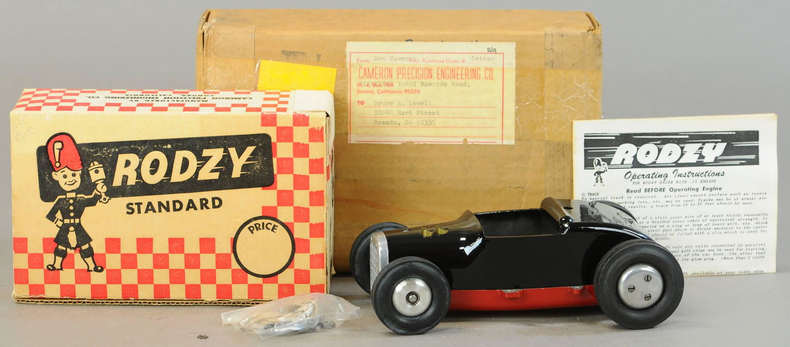 BOXED CAMERON RODZY TETHER CAR - Jun 17, 2021 | Bertoia Auctions in NJ