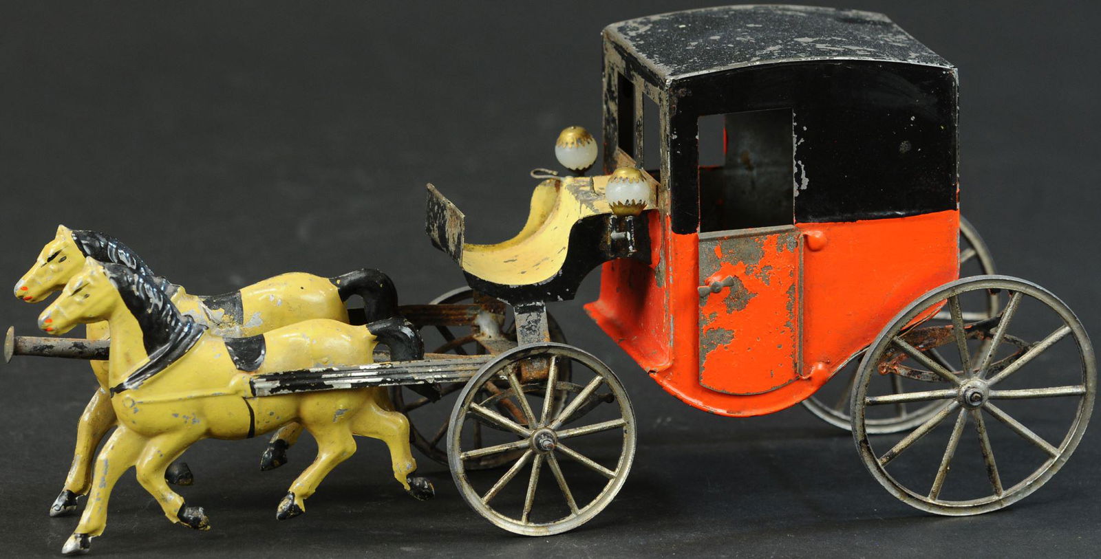 Early French Horse Drawn Carriage