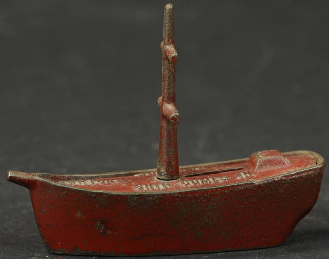 FORTUNE SHIP STILL BANK (#1222) on Oct 15, 2021 | Bertoia Auctions in NJ