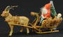 LOOFAH SANTA SLEIGH W/ CANDY CONTAINER REINDEER (#1009) on Nov 19, 2021 ...