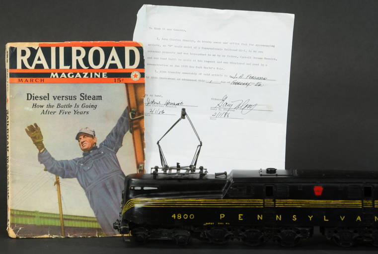 O SCALE GG-1 LOCO BUILT BY ED ALEXANDER - Nov 19, 2021 | Bertoia ...