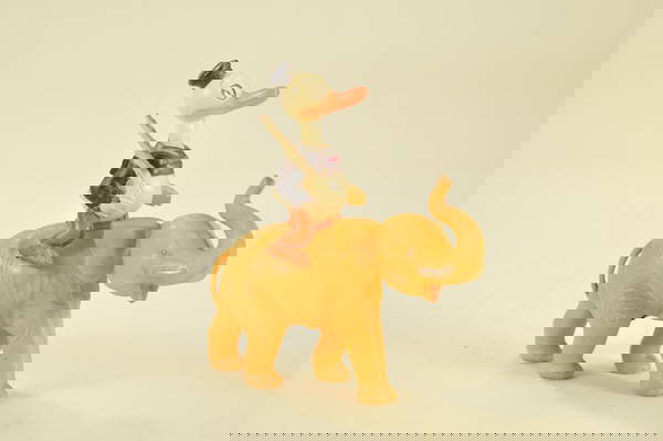 Donald Duck Riding Elephant
