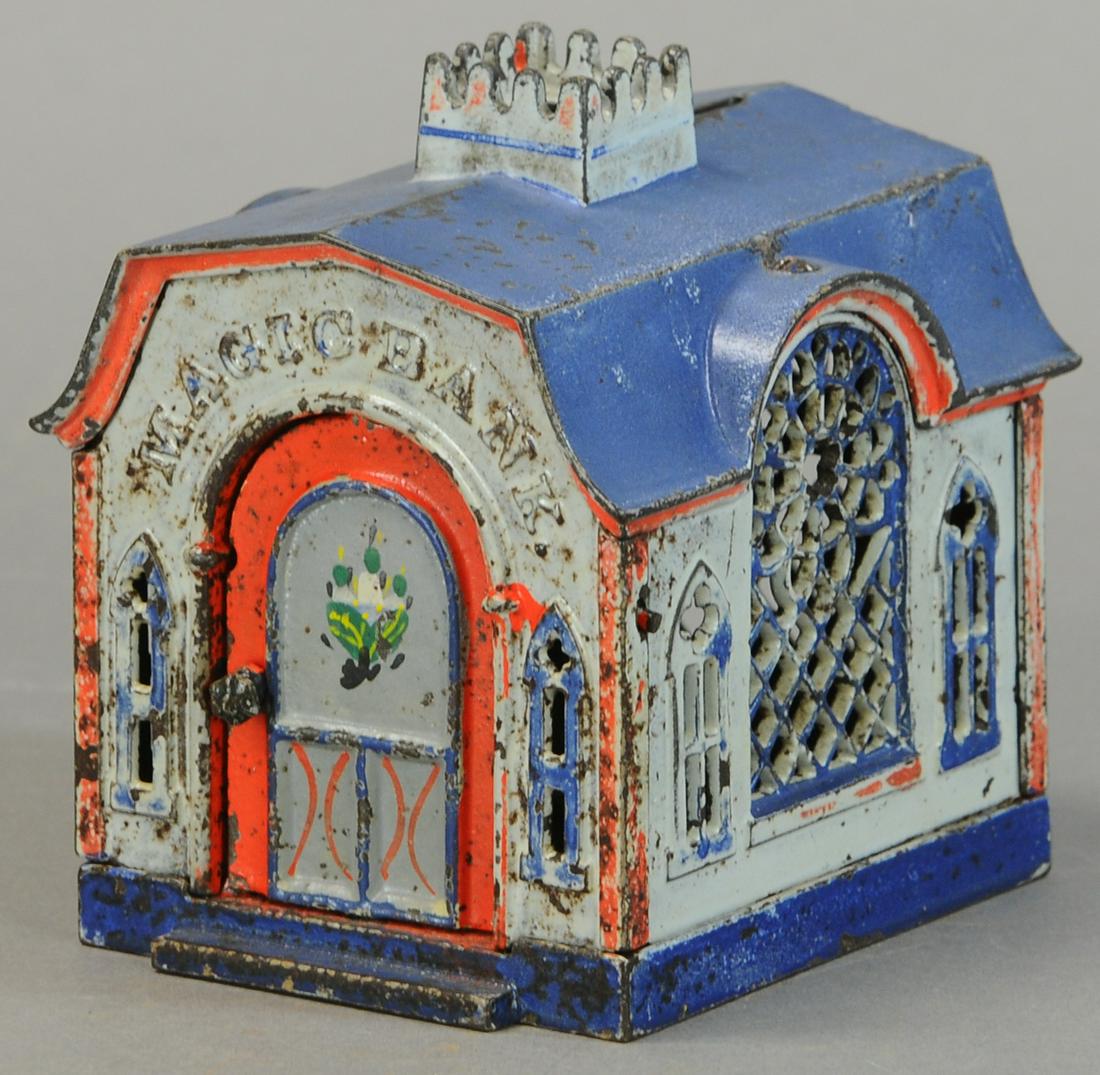 Magic Bank Mechanical Bank Patriotic Colors