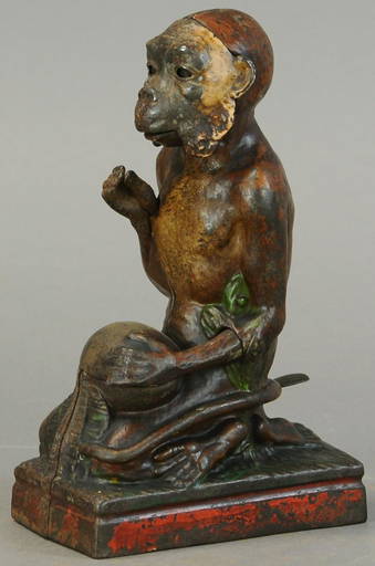 Monkey & Coconut Mechanical Bank