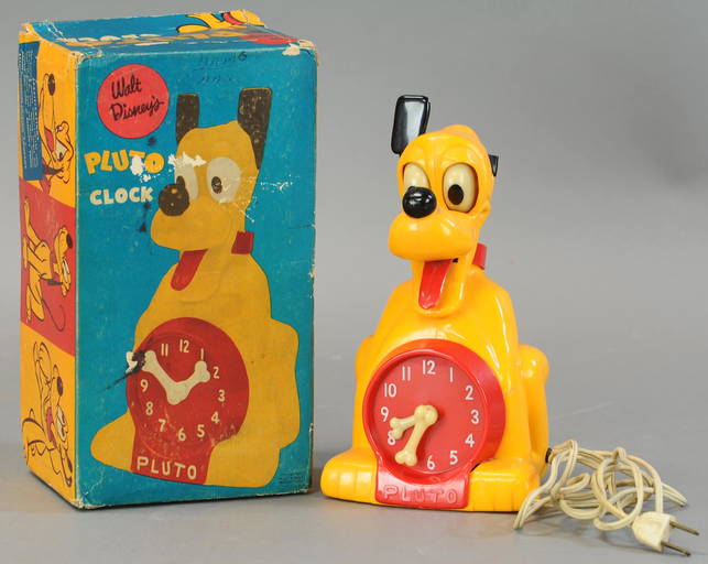 Boxed Allied Mfg Pluto Clock