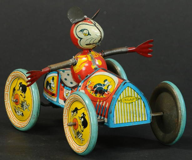 79. INGAP TOPOLINO MOUSE CAR | Italy, c. 1931, very - Mar 11, 2022 | Bertoia Auctions in NJ
