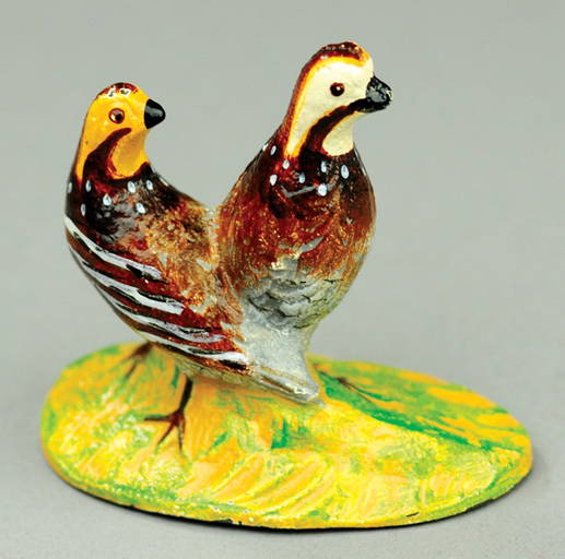 Cast Iron Quail Paper Weights