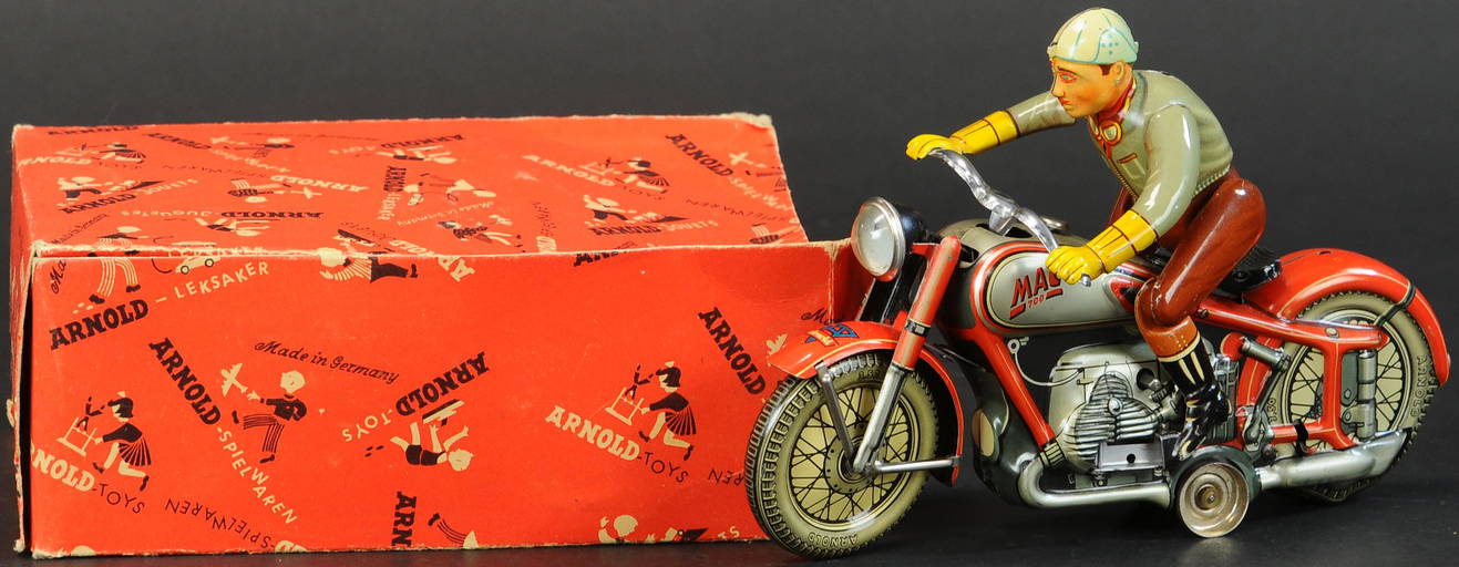 BOXED ARNOLD MAC 700 MOTORCYCLE (#1142) on May 20, 2022 | Bertoia ...
