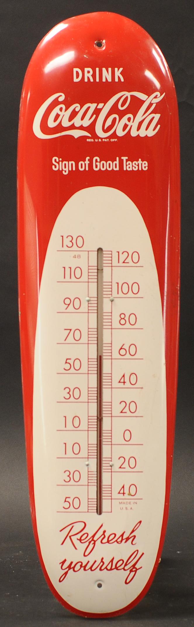 Refresh Yourself Coca Cola Thermometer