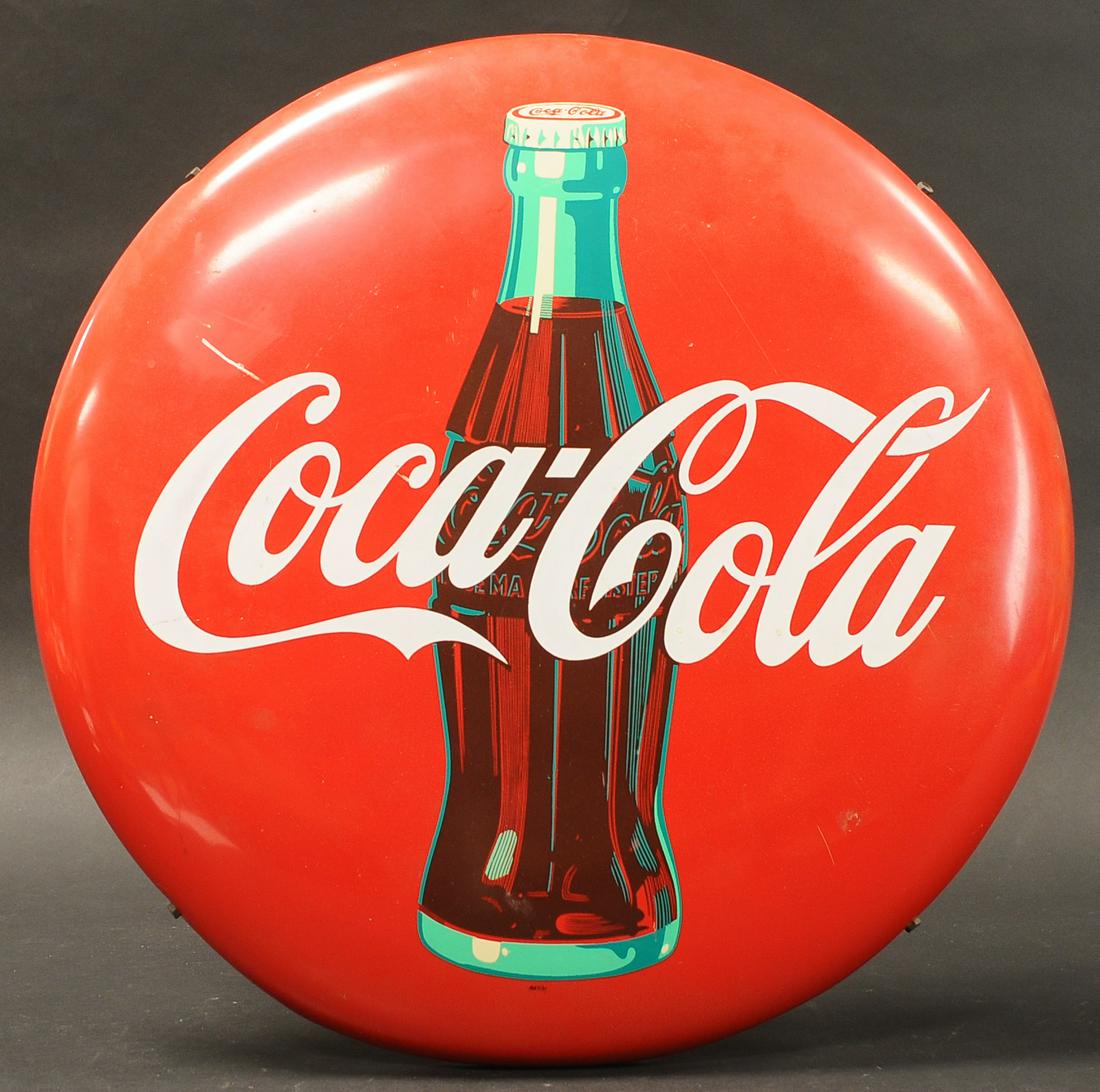 24 Coca Cola Button Sign