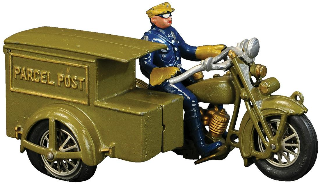 Hubley Parcel Post Motorcycle