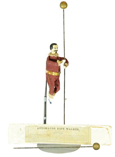 IVES CLOCKWORK AUTOMATON ROPE WALKER TOY (#0134) on Oct 14, 2022 ...