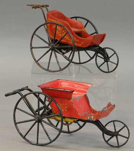 Two Early American Walking Carriages