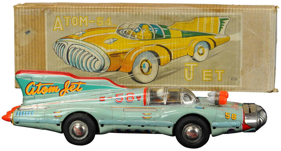 Boxed Yonezawa Atom Jet Racer