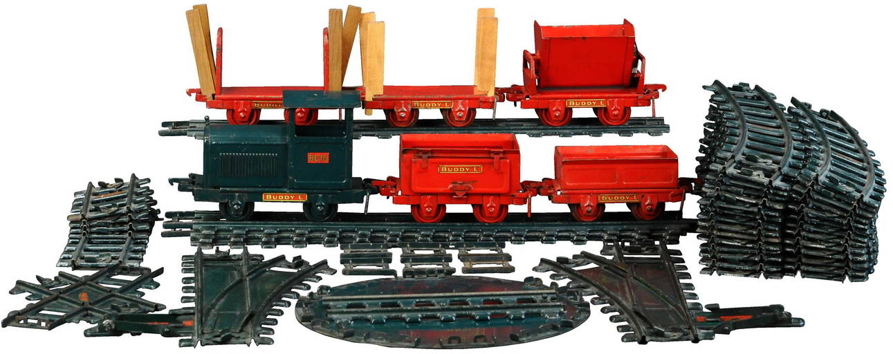 Buddy L Industrial Train Set