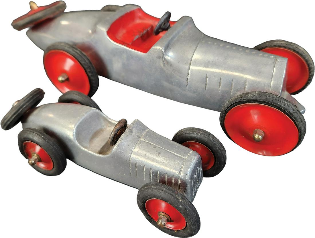 TWO ALUMINUM RACE CARS (#0573) on Jan 12, 2023 | Bertoia Auctions in NJ