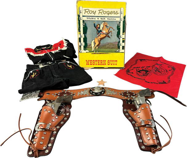 ROY ROGERS WESTERN COSTUME & HOLSTER SET GROUPING (#0495) on Feb 16 ...