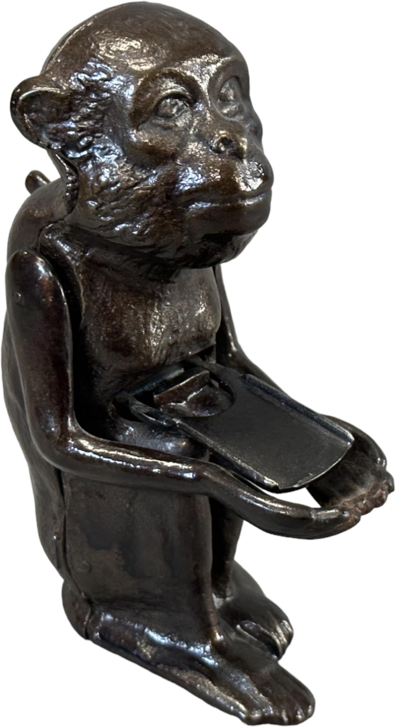 Monkey Coin In Stomach Mechanical Bank