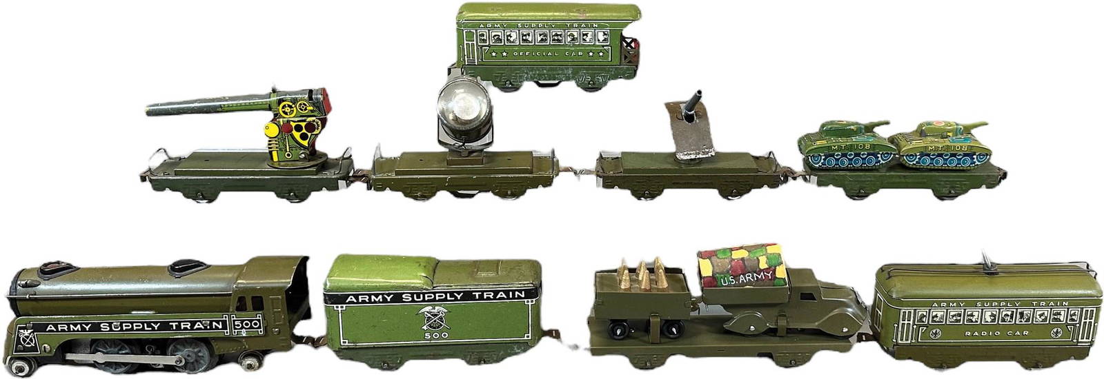 Marx Army Train Set Auction