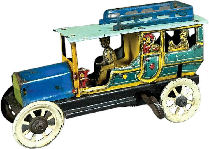 Large Distler Wind Up Limousine Penny Toy